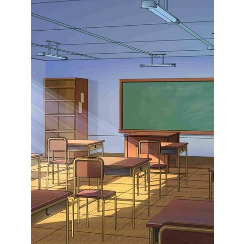 Плакат, постер на холсте Manga Classroom, Манга. Учебный класс. Размер 30 х 42 см