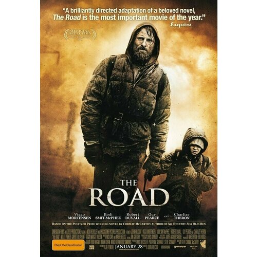 Плакат, постер на бумаге Дорога (The Road), Джон Хиллкоут. Размер 60 х 84 см