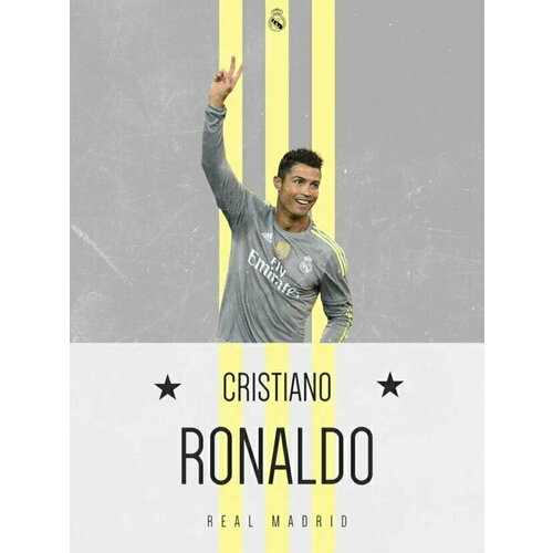 Плакат, постер на бумаге Cristiano Ronaldo/Криштиану Роналду/спорт. Размер 60 х 84 см