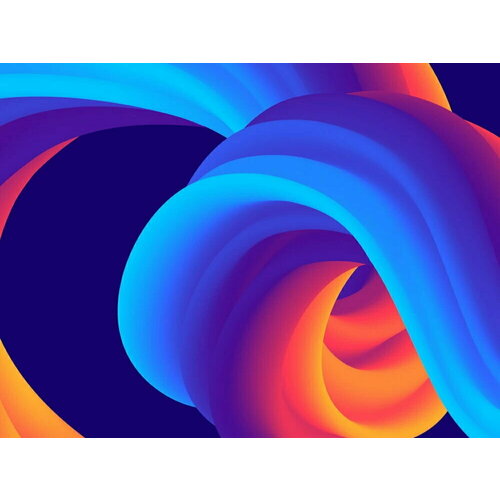 Плакат, постер на холсте Abstraction/Абстракция: Цвета/искусство/арт/абстракция/творчество. Размер 60 х 84 см