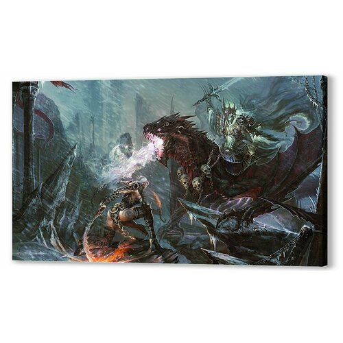 Плакат, постер на бумаге World Of Warcraft. Размер 42 х 60 см