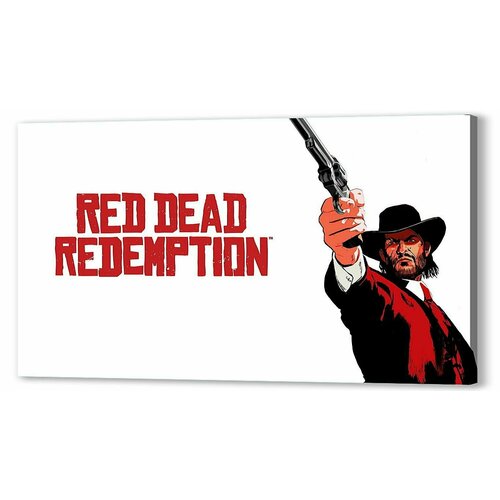 Плакат, постер на бумаге red dead redemption, john marston, revolver. Размер 21 х 30 см