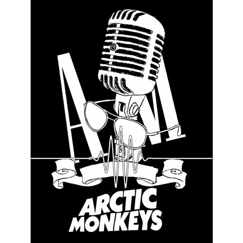 Плакат, постер на бумаге Arctic Monkeys/музыкальные/поп исполнитель/артист/поп-звезда/группа. Размер 60 на 84 см