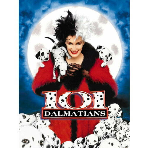 Плакат, постер на холсте 101 Dalmatians/101 Далматинец/животные. Размер 42 х 60 см