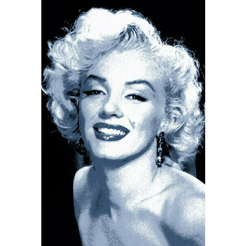 Плакат, постер на бумаге иностранный Marilyn Monroe, портрет. Размер 30 х 42 см