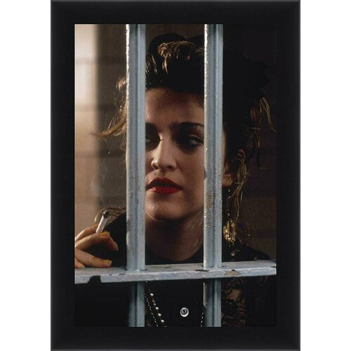 Плакат, постер на холсте Мадонна-55. Размер 30х42 см