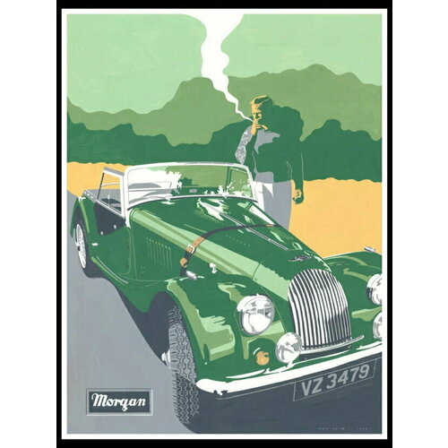 Плакат, постер на бумаге Car/Машина/авто/автомобиль/машина. Размер 60 х 84 см