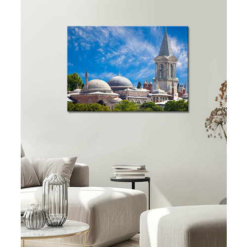 Картина/Картина на холсте для интерьера/Картина на стену/Картина для кухни/ - Турция Стамбул дворец Топкапы 3 20х30