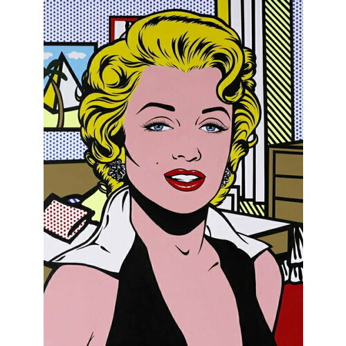 Плакат, постер на холсте Marilyn Monroe/Мэрилин Монро/искусство/арт/абстракция/творчество. Размер 21 х 30 см