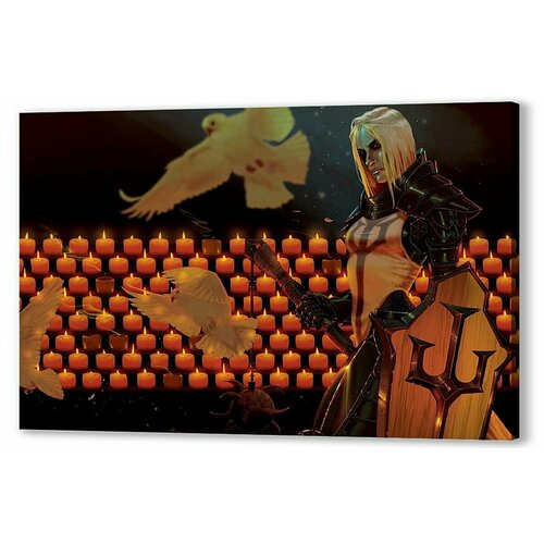 Плакат, постер на холсте Diablo III: Reaper Of Souls. Размер 30 х 42 см