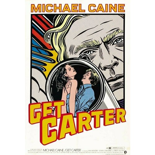 Плакат, постер на бумаге Убрать Картера (Get Carter), Майк Ходжис. Размер 60 х 84 см