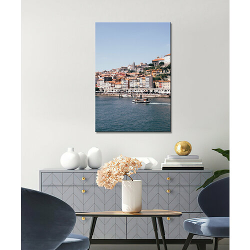 Картина/Картина на холсте для интерьера/Картина на стену/Картина для кухни/ - Португалия архитектура 17 50х70