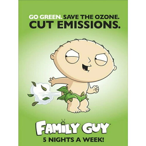 Плакат, постер на бумаге Family Guy/Гриффины/комиксы/мультфильмы. Размер 30 х 42 см