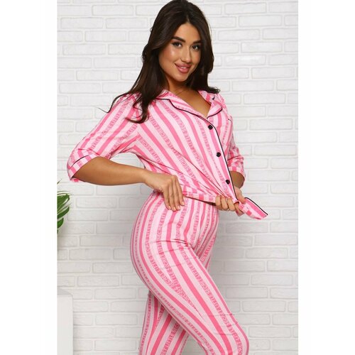 Пижама  MollyDay, размер 54, розовый