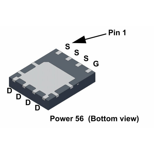 Микросхема FDMS8660s N-Channel MOSFET 30V 40A POWER56