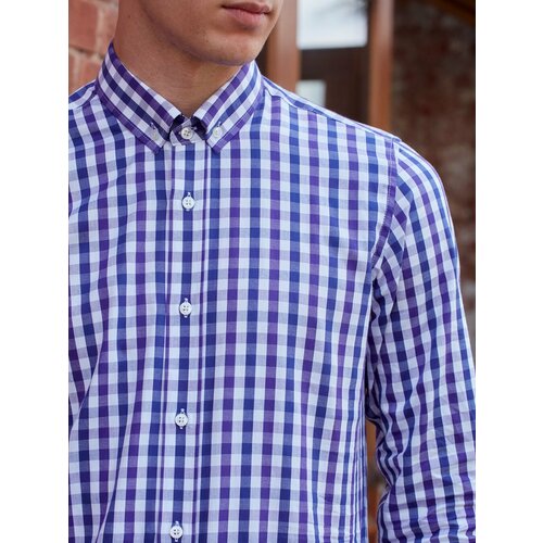 Рубашка Dave Raball, размер 41 182-188, фиолетовый