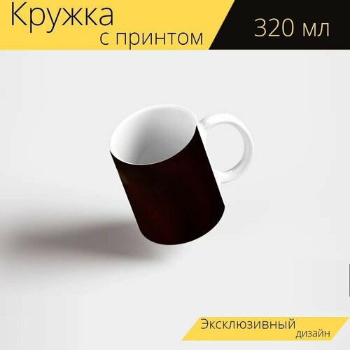 Кружка с рисунком, принтом "Чеширский кот, алиса в стране чудес, кошка" 320 мл.