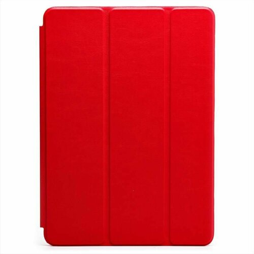 Чехол для iPad Air 2 (2014) кожзам + смарт панель <красный>