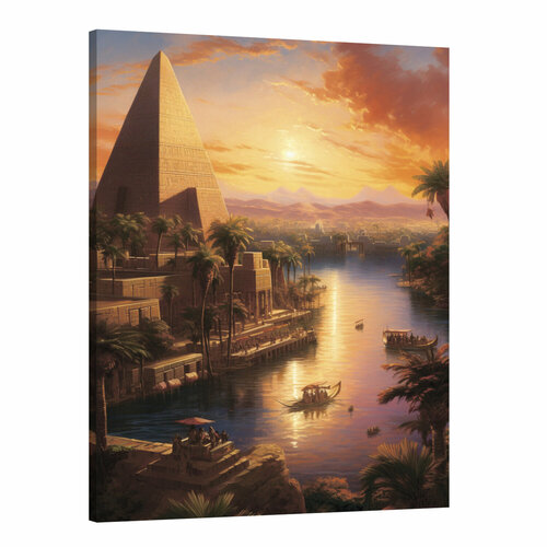 Интерьерная картина 50х70 "Фараонская река"