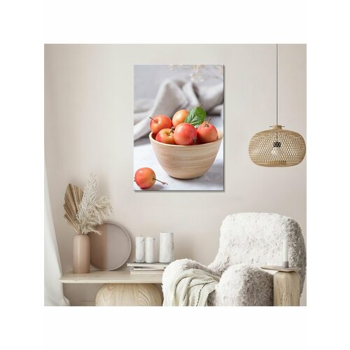 Картина на холсте с подрамником Розовые яблоки 30х40