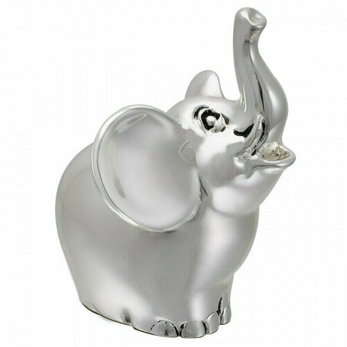 Статуэтка "Маленький слон" / с серебрением / 7 см / Италия DSA Silver / 7006