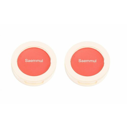 The Saem Румяна компактные Saemmul Single Blusher RD01 Dragon Red, 5 гр, 2 шт