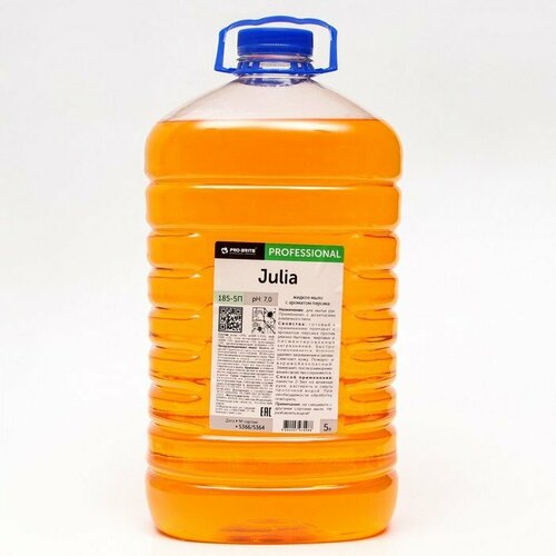 Жидкое мыло Julia с ароматом персика, 5 л (комплект из 3 шт)