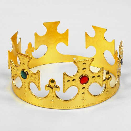 Корона для царя, цвет золотой 17*8 см