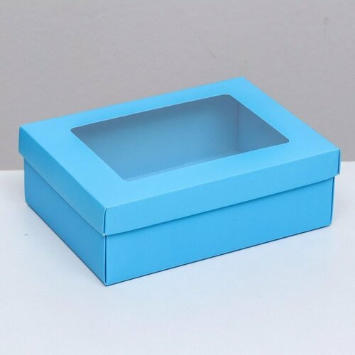 Коробка складная «Тиффани», с окном 21 х 15 х 7 см (комплект из 15 шт)