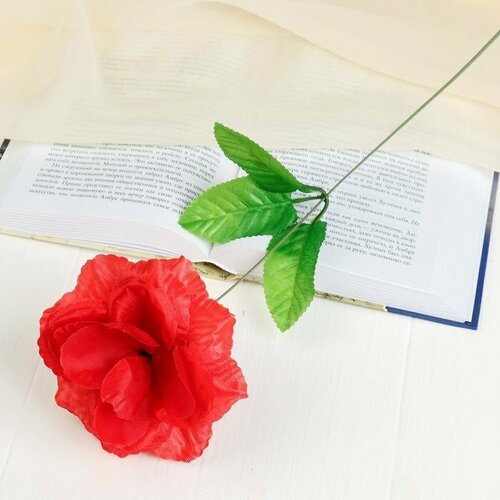 Цветы искусственные "Роза красная" 40 см (комплект из 30 шт)