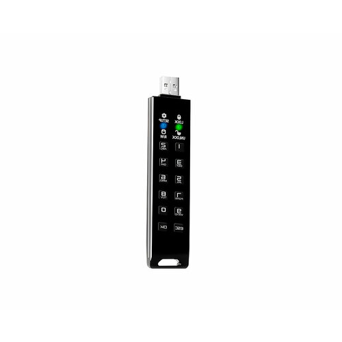 Флешка с кодовым замком DATA LOCK ПРО4 256 GB (E1964EU) - защищенные usb флешки, защищенный USB-flash. Скоростной USB 3.1 - 428 Мб/сек.