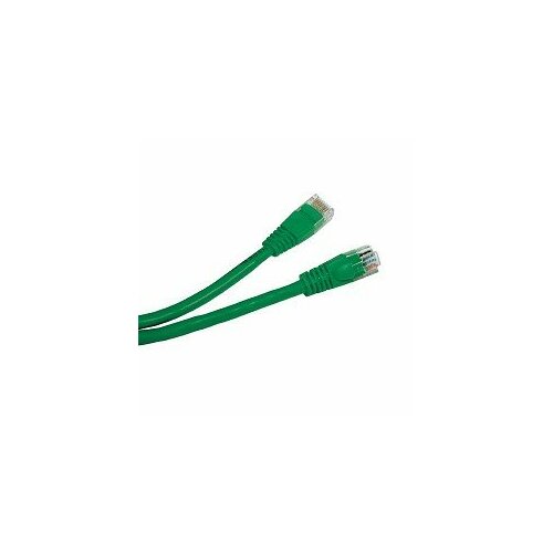 Cablexpert Коммутационный шнур Патч-корд UTP PP12-1M G кат.5, 1м, литой, многожильный зеленый