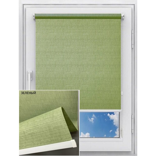 Рулонные шторы Тэфи зеленый 60х210 см