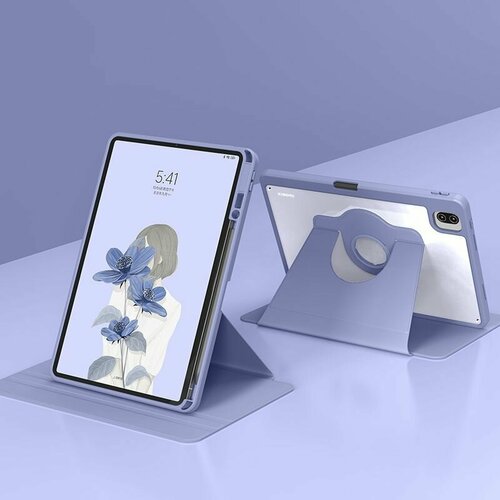 Вращающийся Чехол MyPads для планшета Xiaomi Pad 5 / Xiaomi Pad 5 Pro (2021) фиолетовый
