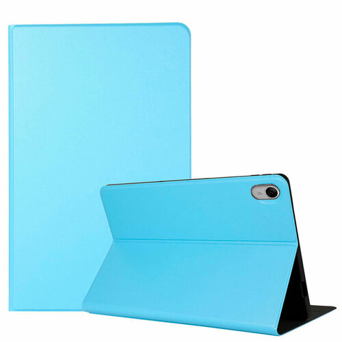Чехол для планшета Huawei MatePad 11.5 (2023) 11.5 дюйма (BTK-W09/AL09), кожаный, трансформируется в подставку (голубой)