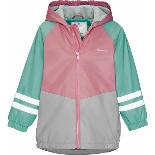 Куртка Playshoes, размер 116, зеленый, розовый