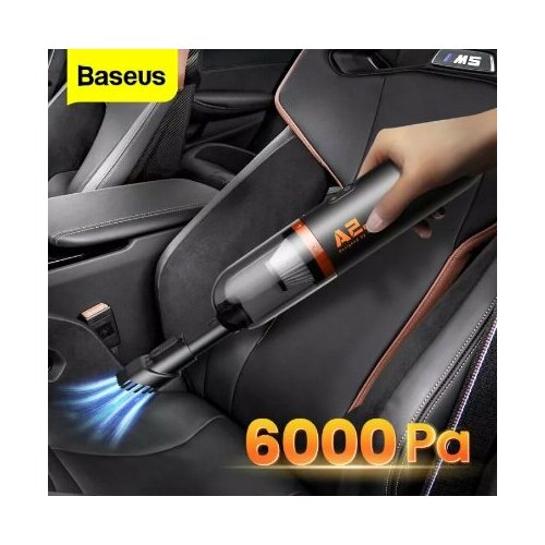 Портативный беспроводной автомобильный пылесос Baseus A2 Pro Car Vacuum, 6000 Pa