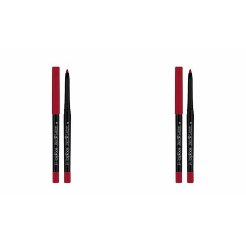 Topface Карандаш для губ водостойкий Stylo Lipliner, автоматический, тон 011, 1.1г, 2 шт.