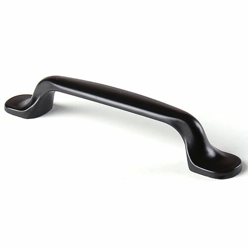 Ручка-скоба мебельная L4.005 C=96 мм черная