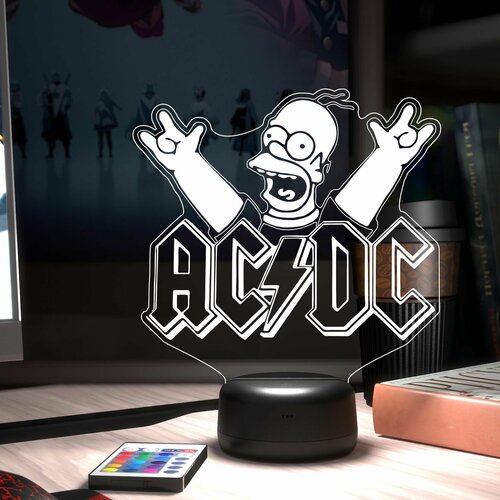 Ночник "Рок-Группа AC/DC"