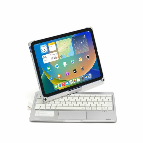 Чехол MyPads для беспроводной Bluetooth-клавиатуры для Apple iPad 10-го поколения 2022 года iPad 2022 года 10,9 дюйма - Русский язык