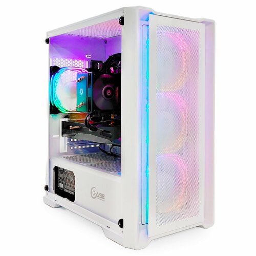 Игровой PC юкомс i3 6100, RTX 3060 8GB, HDD 1TB, SSD 240GB, 16GB DDR4, БП 500W, win 10 pro, White game case