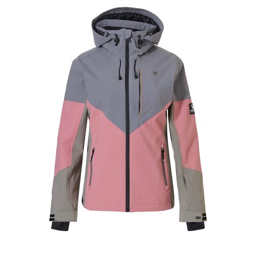 Куртка спортивная Rehall Lou-R, размер XXL, серый, розовый