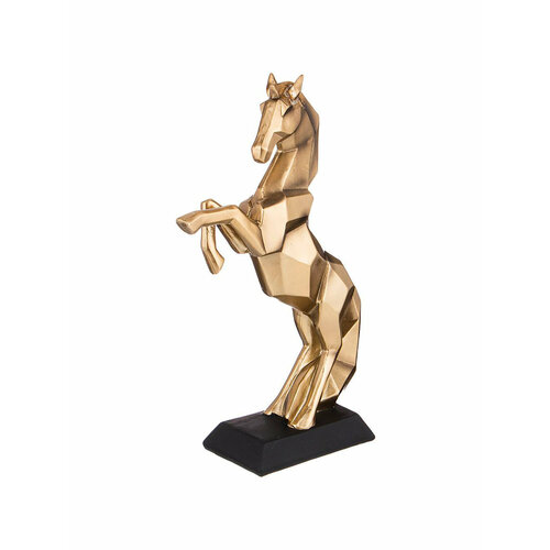 Статуэтка Lefard Конь, 34x9x22 см, золото