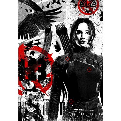 Плакат, постер на бумаге The Hunger Games/Голодные игры. Размер 42 х 60 см