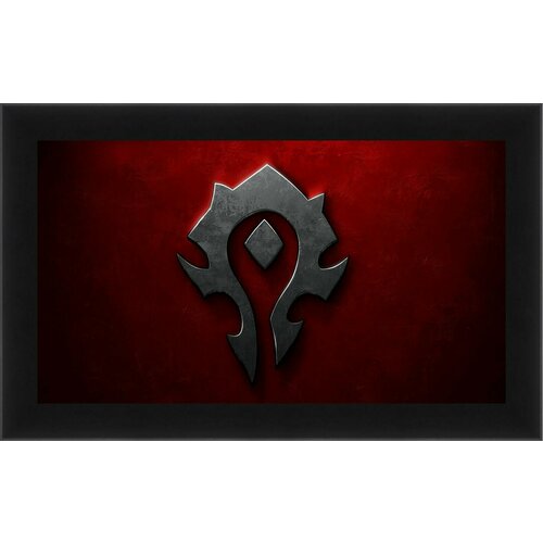 Плакат, постер на холсте World Of Warcraft. Размер 21х30 см