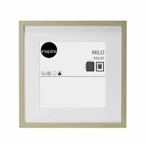 Рамка Inspire Milo 30x30 см цвет дуб