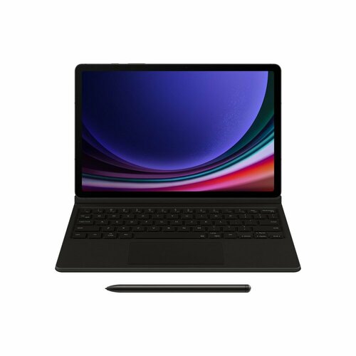 Чехол-клавиатура Samsung Book Cover Keyboard для Galaxy Tab S9 (2023), полиуретан, черный