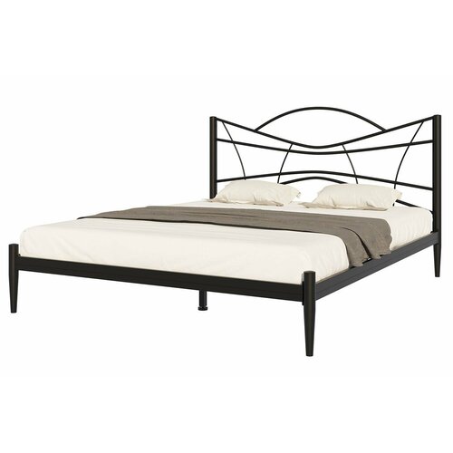 Кровать без подъёмного механизма Hoff Нори, 160х200 см, цвет черный