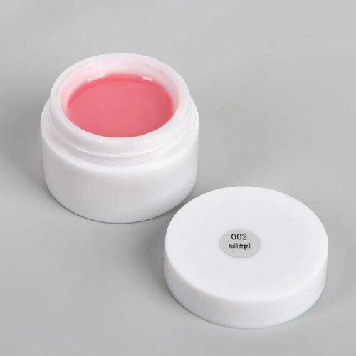 Fiber Gel для наращивания ногтей, со стекловолокном, 15 мл, LED/UV, цвет нежно-розовый (комплект из 7 шт)